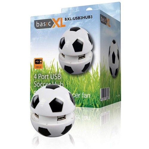 USB Hub 4 Ports Shaped Like Ball Football Basic XL | eBay