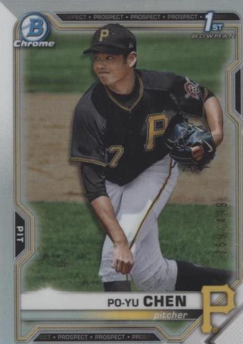 2021 Bowman Chrome - Prospects Po-Yu Chen #BCP-223 Refractor /499 (RC) for sale online | eBay