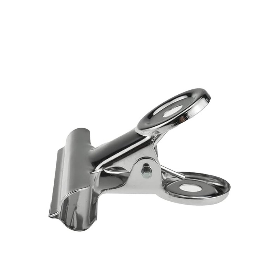 VDL Silver Bulldog Foldback Clips Metal Paper Binder Grip - 22 31 38 50 ...