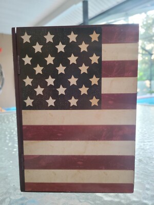 American Flag Hide A Way Book, Safe | eBay