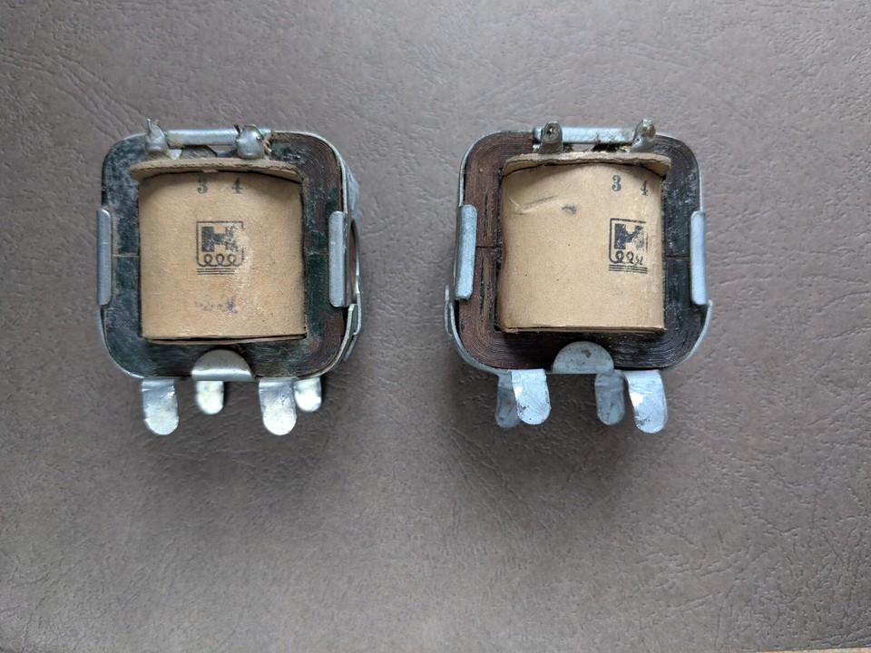 Vintage choke for a tube audio amplifier reactor DR2,3 MATCHED PAIR 3.4 ...