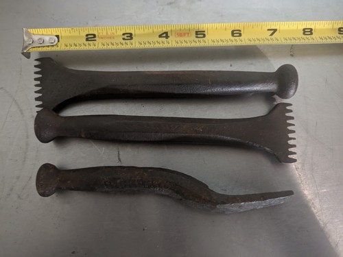 Vintage Masonry Texture type Cold Chisel lot of 3 Stone Mason Chisel R ...
