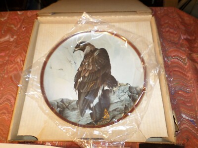 Hamilton Collection Golden Eagle Plate Majestic Birds of Prey. Original ...