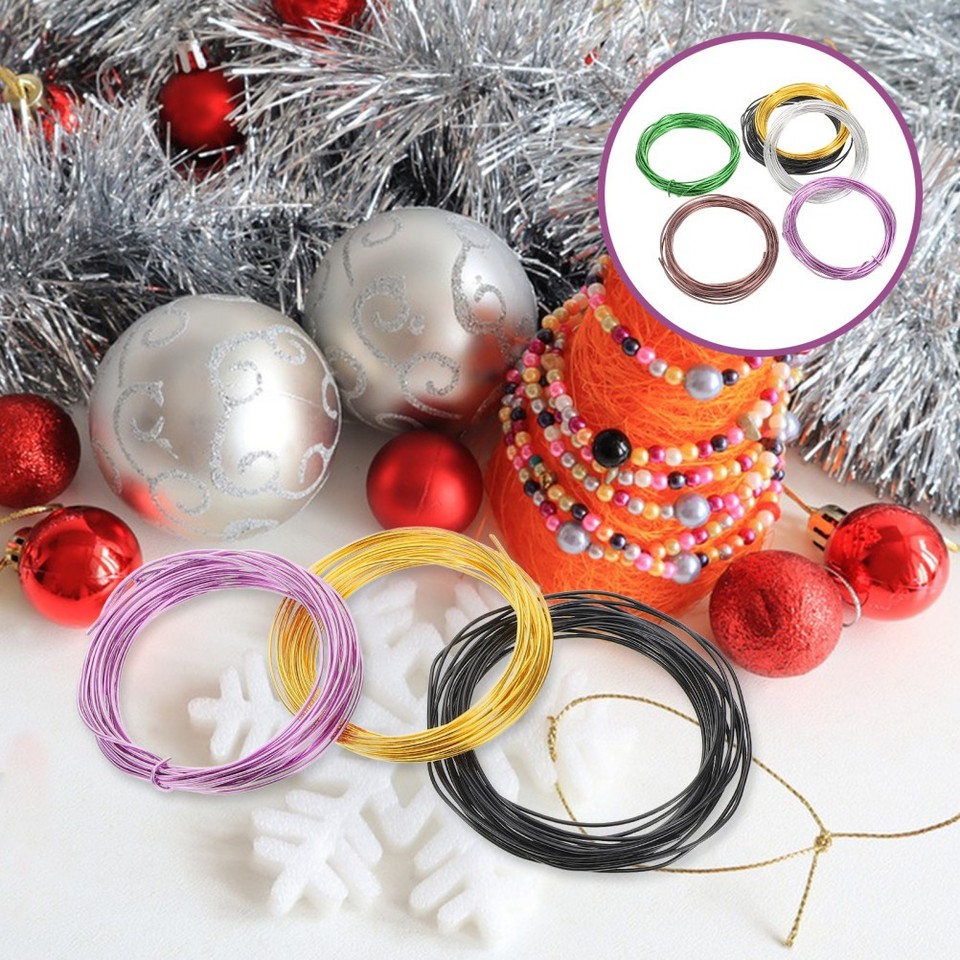 6 Rolls Metal Wire for Jewelry Making Aluminium Aluminum Diy Projects ...