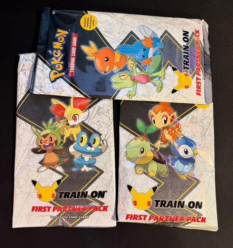 Pokemon First Partner Pack Hoenn, Sinnoh And Kalos 25th Anniversary ...