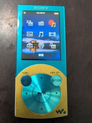 Sony Walkman NW-S644 Digital Media Player Memory 8GB Teal & Yellow New ...