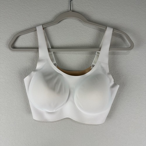 Knix White Pull Over Catalyst Sports Bra Size M+ 34D 34 DD 34DDD ...