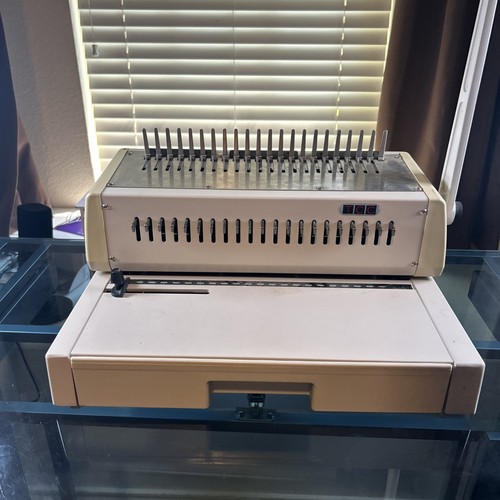 Ibico Kombo Manual Comb Binding Machine Book Binder Heavy Duty | eBay