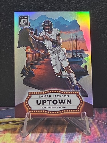 2025 Panini Optic Lamar Jackson Uptown Case Hit SSP #13 Ravens | eBay