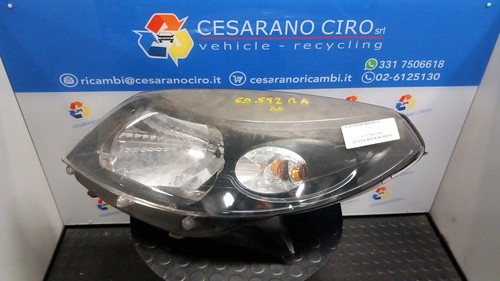 Proiettore-Faro Sx. 8200733878 DACIA Sandero ( 07/08>04/13