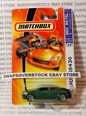 2007 MATCHBOX GREEN LEXUS GS430 W/ 55 ANNY TAMPO MBX #23, 1ST RELEASE ...