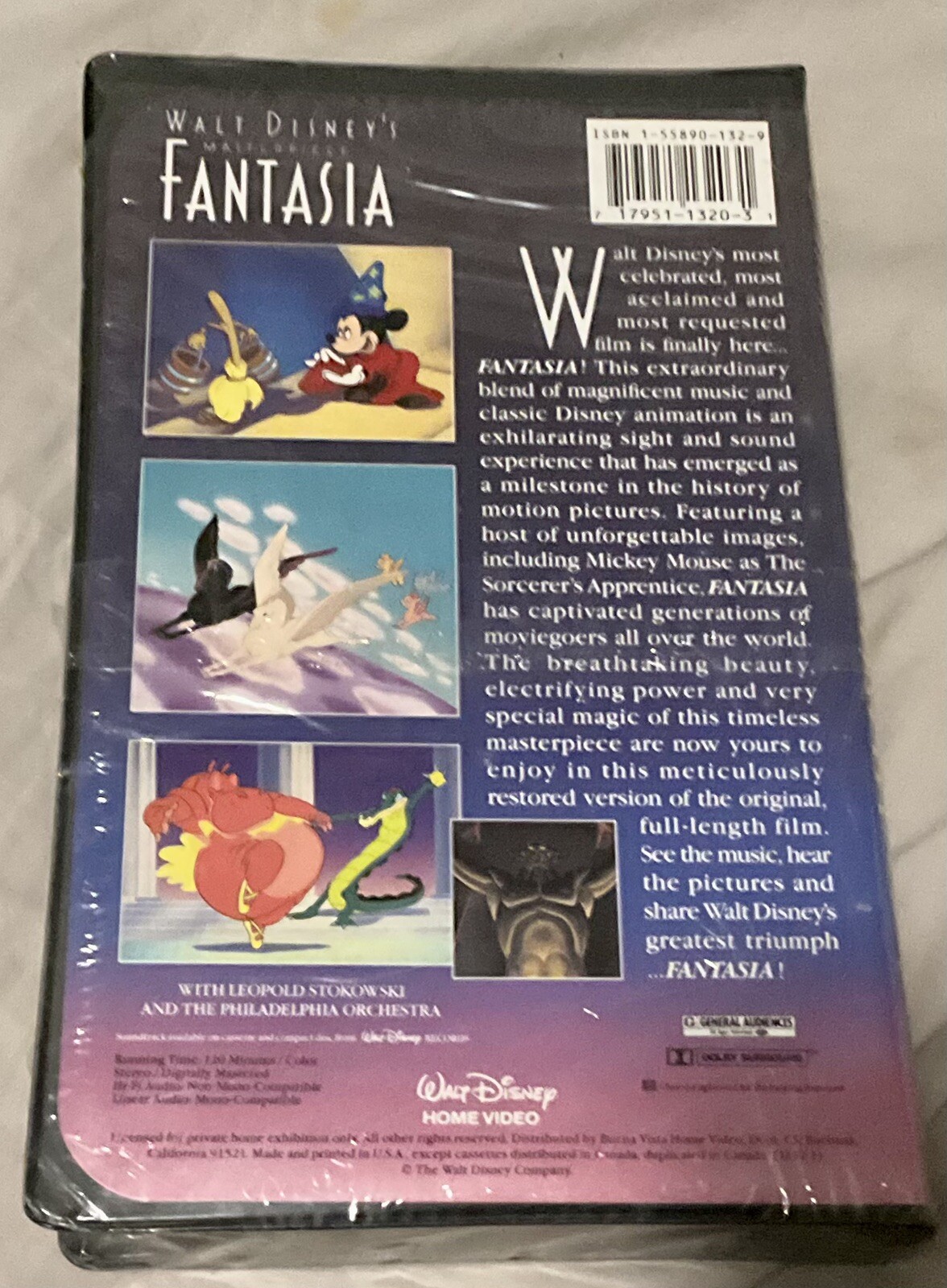 Walt Disney’s Masterpiece Fantasia 1991 VHS New | eBay