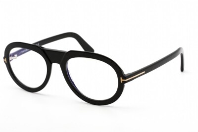 Tom Ford TF5756-B 001 Black Plastic Optical Eyeglasses Frame 53-20-145 ...