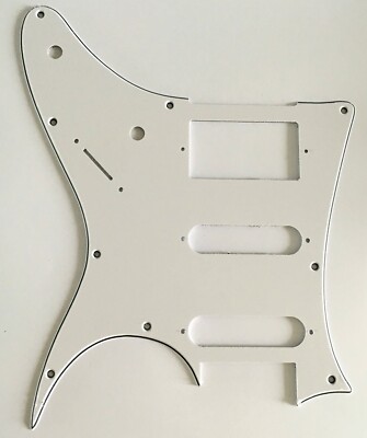 Electric Guitar Pickguard For Ibanez RG 40 HSS Style.3-Ply White | eBay