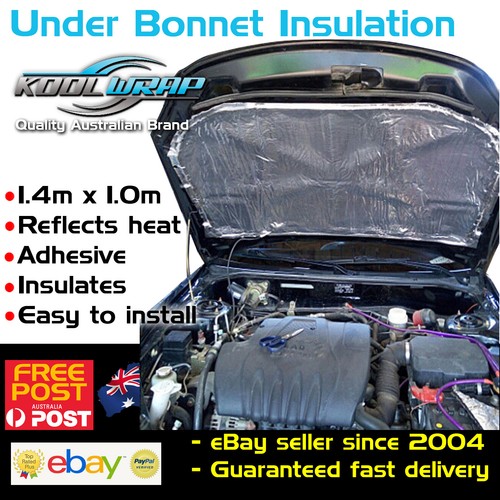 Under Bonnet Thermal Sound Insulation Foil Foam Rubber Flame Proof 1.4m ...
