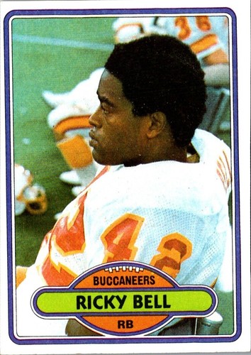 1980 Topps Ricky Bell #81 Tampa Bay Buccaneers Football Card | eBay