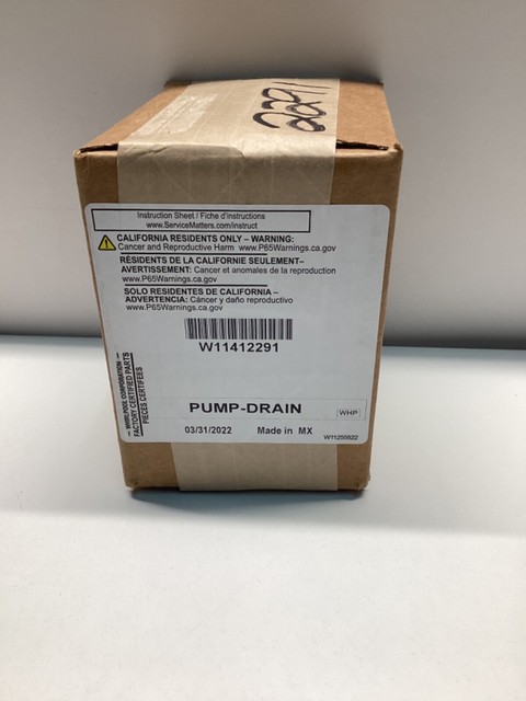 ERP Dishwasher Drain Pump Motor fits Whirlpool AP6977699 PS12741766 ...