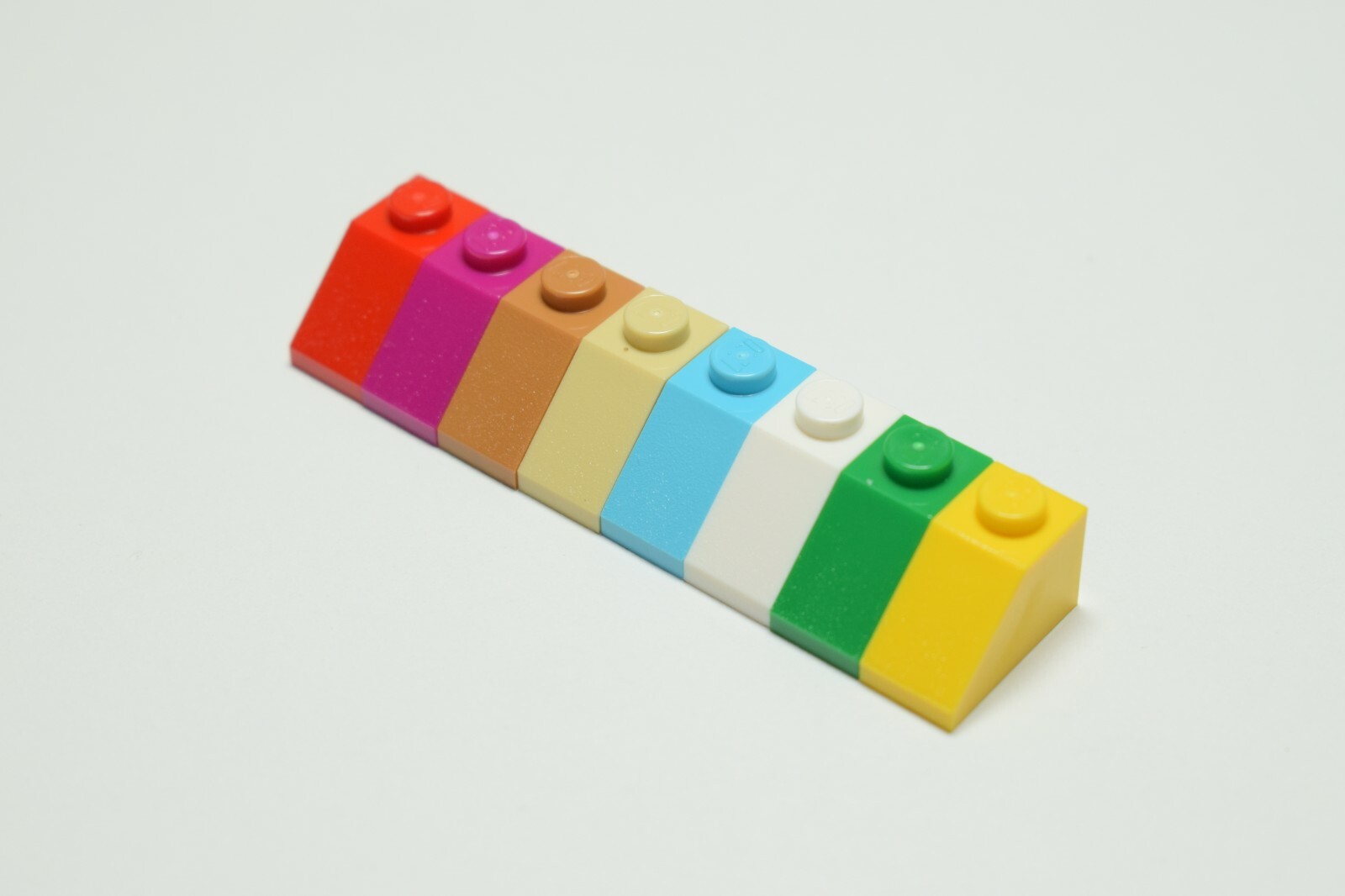 Lego 3040 Brick 1x2 Slope Roof Tile Pack of 6 | eBay