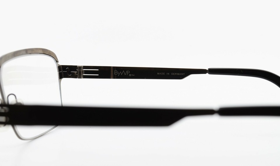ByWP Glasses Frame Proksch Stainless Steel Square Eye Anthracite Grey ...