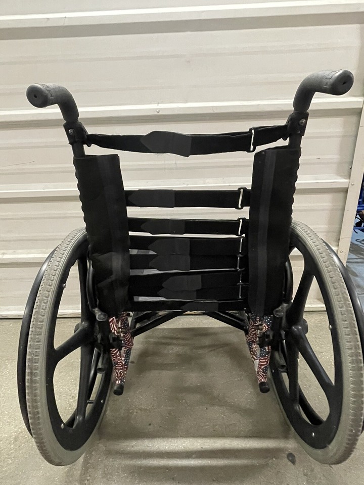 Quickie 2 Folding Wheelchair American Flag X-Core 24” Wheels Natural ...