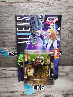 NEW SEALED 1992 Kenner Toys 4 1/4" Aliens Bishop Damage to Package | eBay