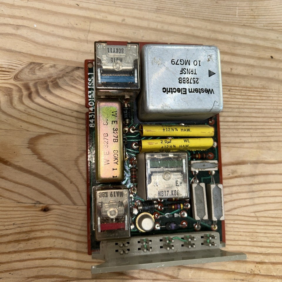 WESTERN ELECTRIC 415B TELEPHONE LINE CARD BELL SYSTEM 1A2 | eBay