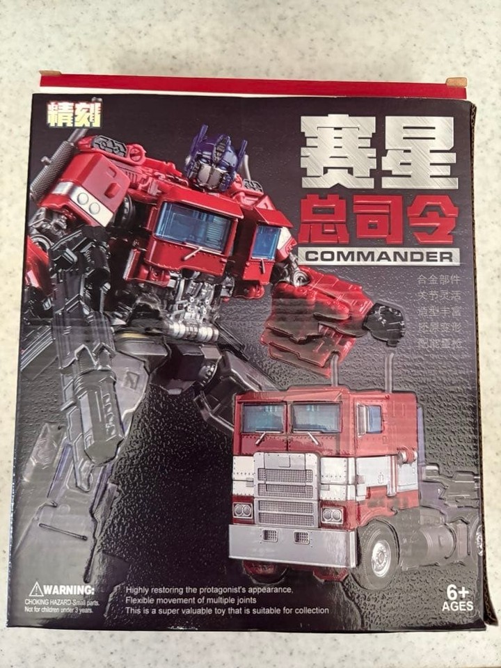 Transformers Optimus Prime Black Version Action Figure Unopened Box ...