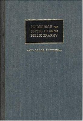 Wallace Stevens: A Descriptive Bibliography by Jerome Melvin Edelstein ...