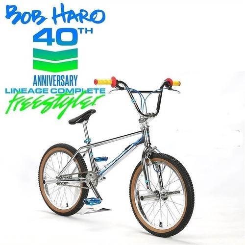 BOB HARO 40TH ANNIVERSARY LINEAGE FREESTYLER COMPLETE BIKE-NEW IN BOX ...