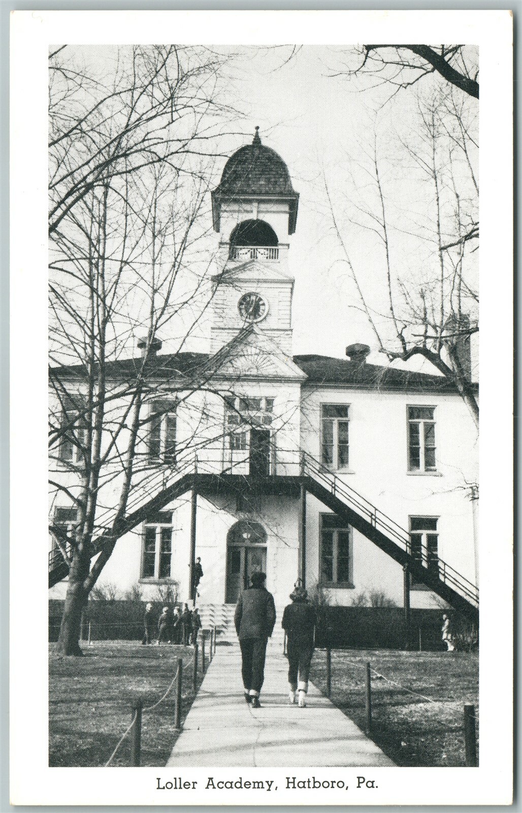 HATBORO PA LOLLER ACADEMY VINTAGE POSTCARD | eBay