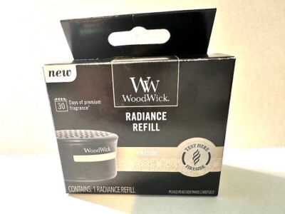 New Yankee Candle Woodwick Radiance REFILL - Fireside (1 Refill in Box ...