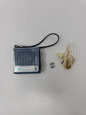 AITC Micro Radio Soild State 8 Model M1108 Blue SEE DESCRIPTION | eBay