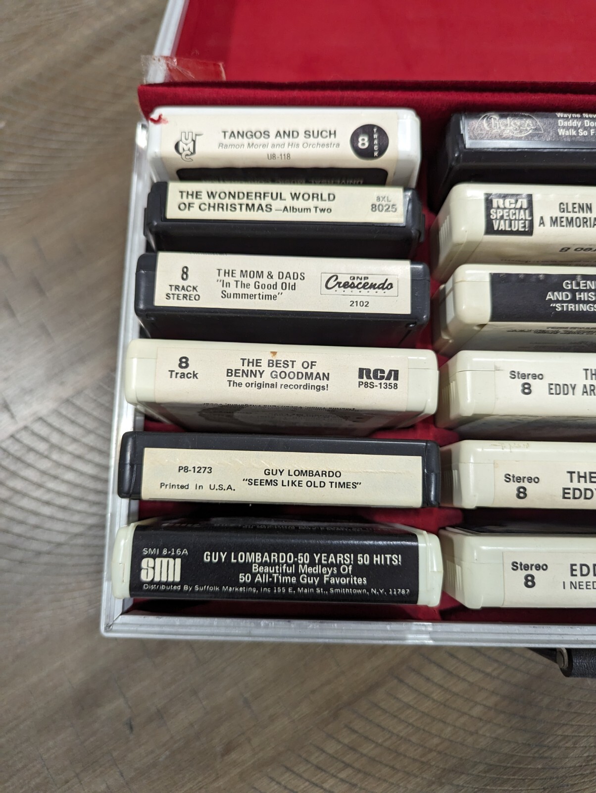 8 Track Tape Case With 24 Tapes In Great Shape | eBay