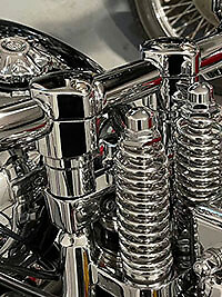 1" Bar 2.5" Riser Stud Kit For Harley Softail Springer FXSTS FLSTS ...