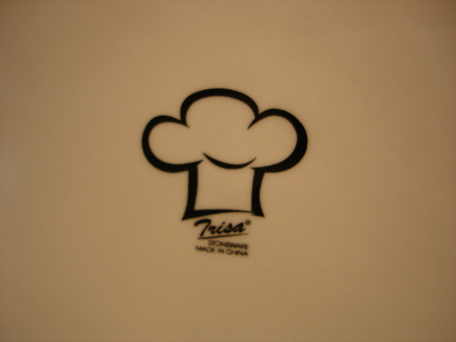 TRS13 Black & White Check Rim / Chefs Center By Trisa DINNER PLATE 10 3 ...