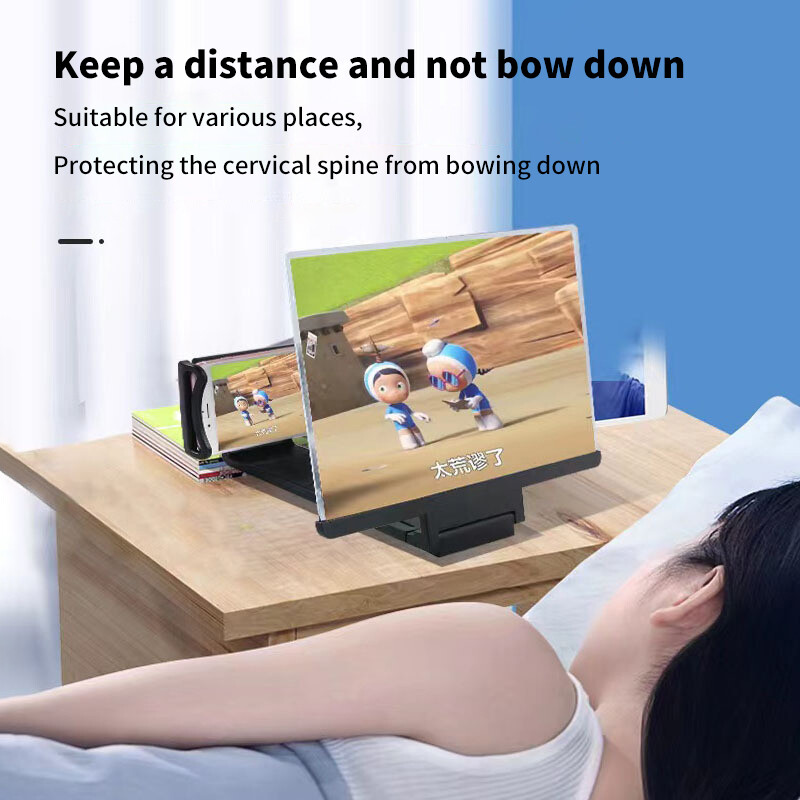 14 Inch Mobile Phone Screen Amplifier 3D Magnifying Glass Magnifier ...
