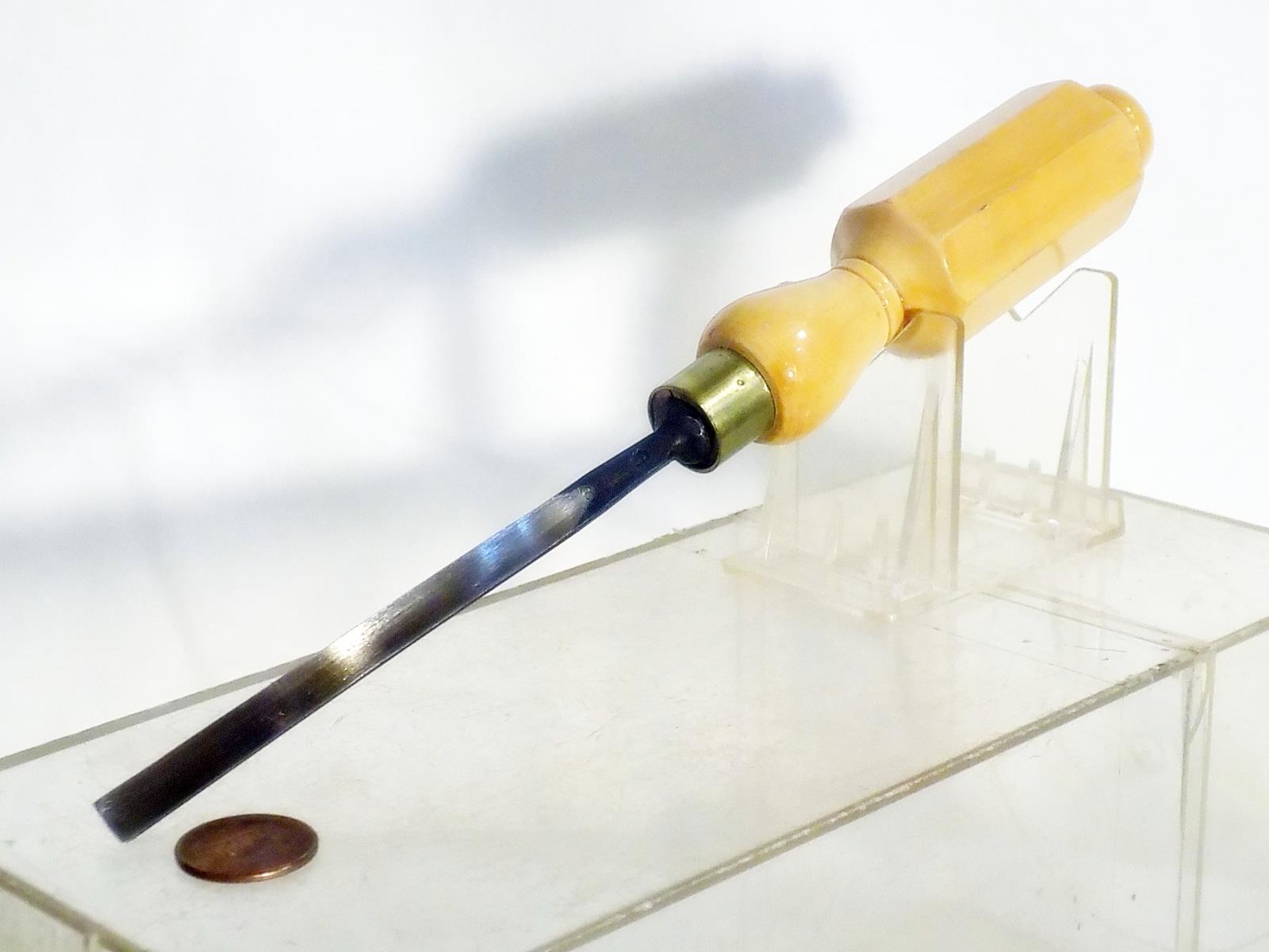 NOS Henry Taylor Wood Carving Gouge Chisel #5 Sweep 1/4" Cut 9" Long | eBay