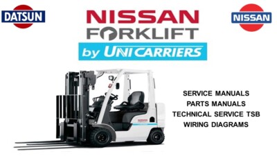 NISSAN FORKLIFT Service Manuals-Parts Manuals on a USB Flash Drive. | eBay