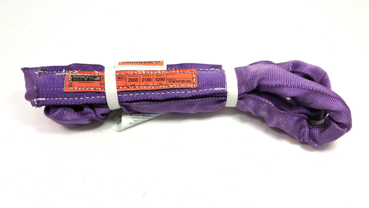 Endless Loop Strap 3 Foot Purple Endless Round Sling - 3000 Lbs ...
