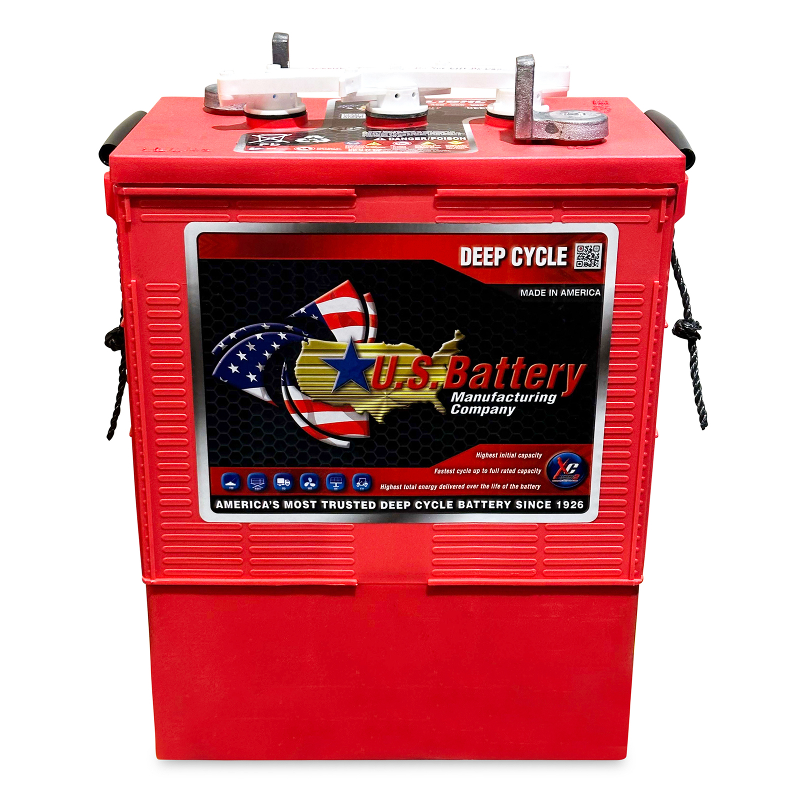 8pc US BATTERY USL16HC-XC2 Group 903 6V Deep Cycle Flooded Lead Acid ...