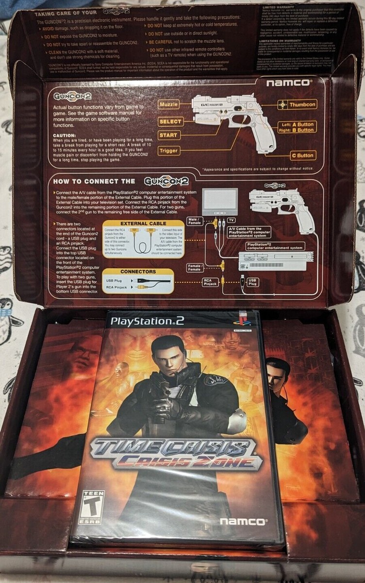 Time Crisis: Crisis Zone For Playstation 2 Guncon 2 ugel01ep.gob.pe