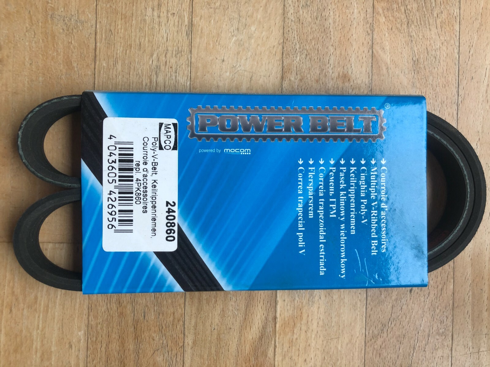 4PK860 Poly-V-Belt. 4 ribbs 860mm. Mapco 240860 | eBay