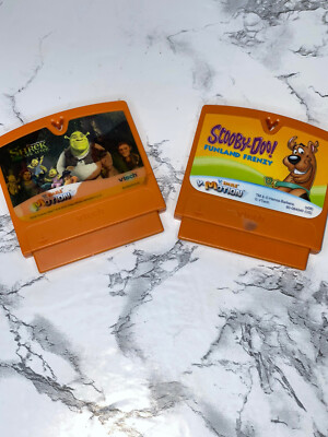 Lot of 2 Vtech Vsmile Vmotion Shrek & Scooby Doo Active Learning ...