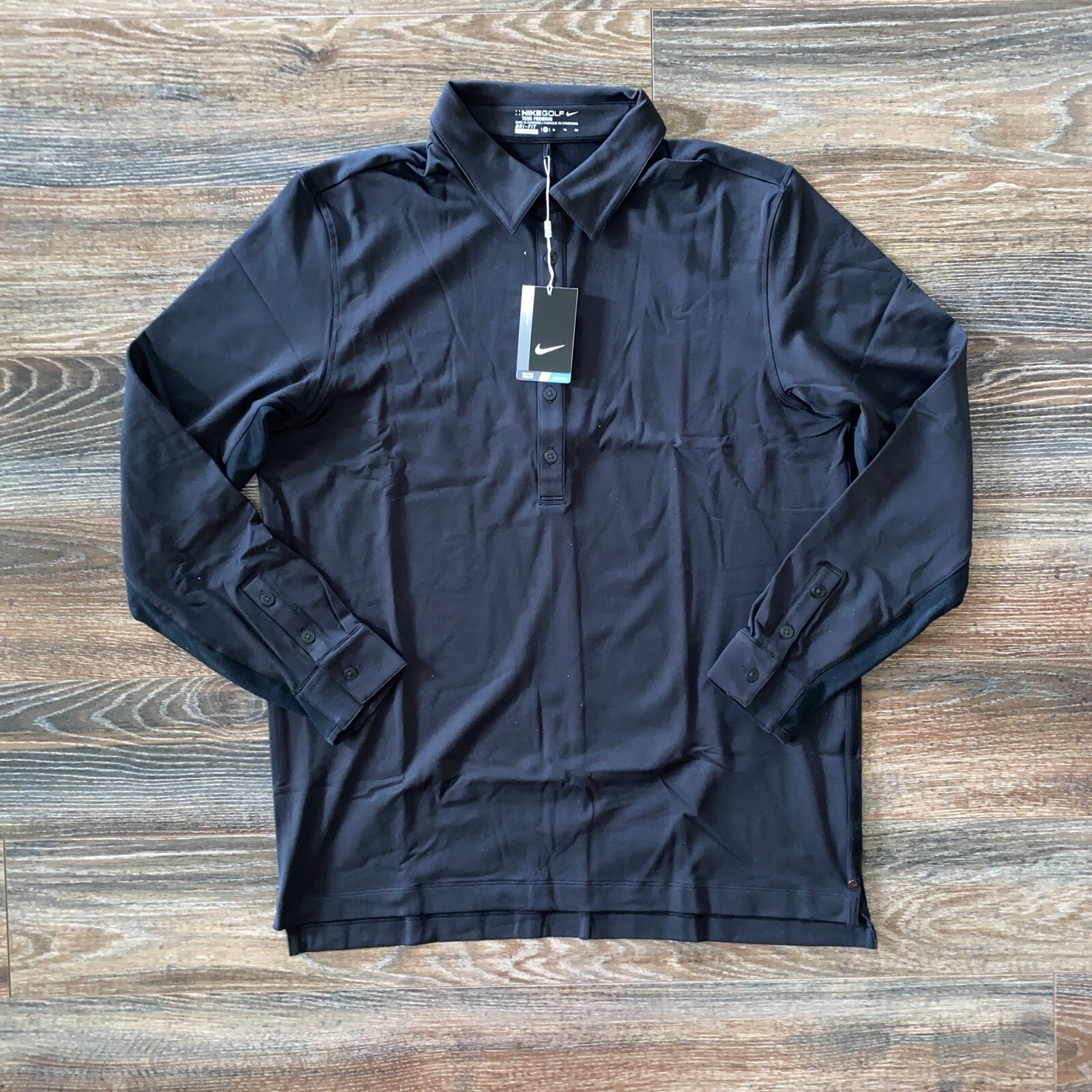 New Nike Golf Tour Premium Dri-Fit Half Button Long Sleeve Top $120 ...