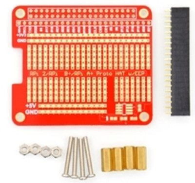 HAT/Hole plate + prototyping board DIY Kit For Raspberry Pi 2 ...