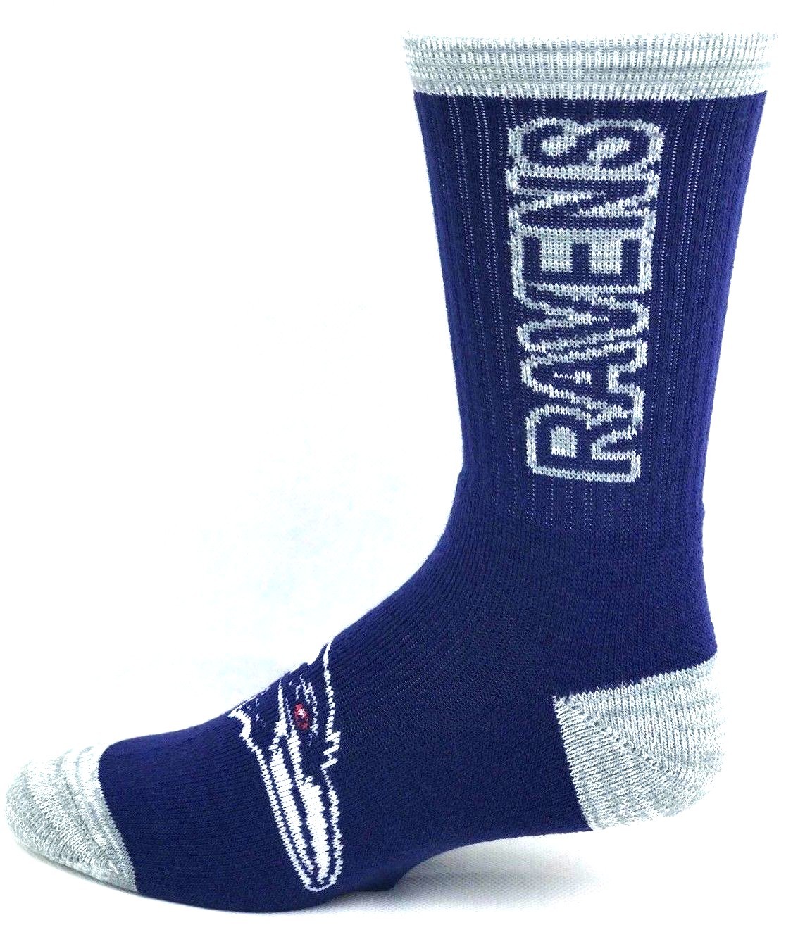 Baltimore Ravens Football Purple & Gray RMC Crush Deuce Crew Socks | eBay