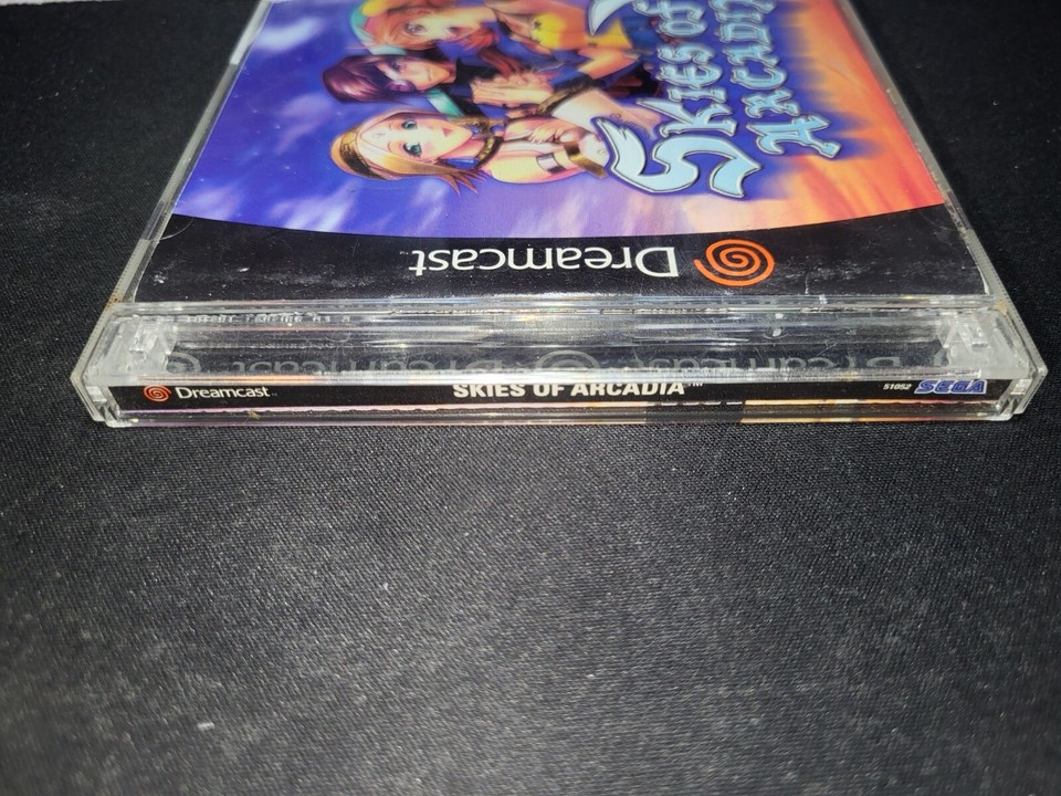 Skies of Arcadia RPG Sega Dreamcast DC MINT condition COMPLETE ...
