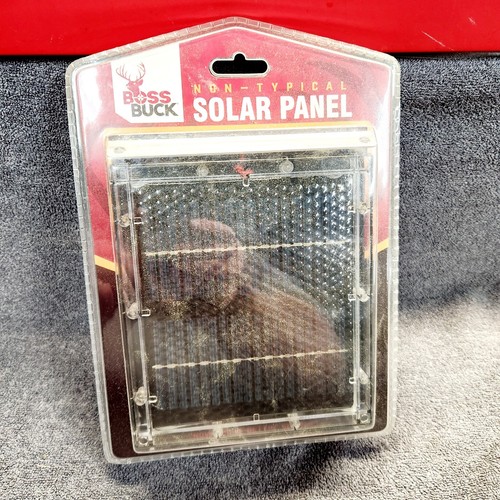 Boss Buck Non-Typical Solar Panel. Brand New. 12 Volt. 94922757739| eBay