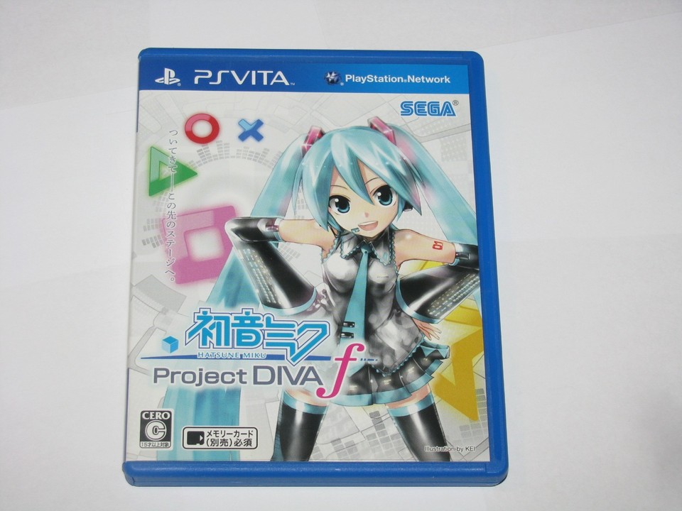 Hatsune Miku Project Diva F Japanese Playstation PS Vita Japan import ...