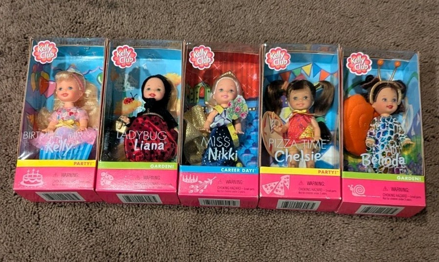 2001 Kelly Club Dolls Kelly Liana Ladybug Nikki Chelsie Belinda 4 ...